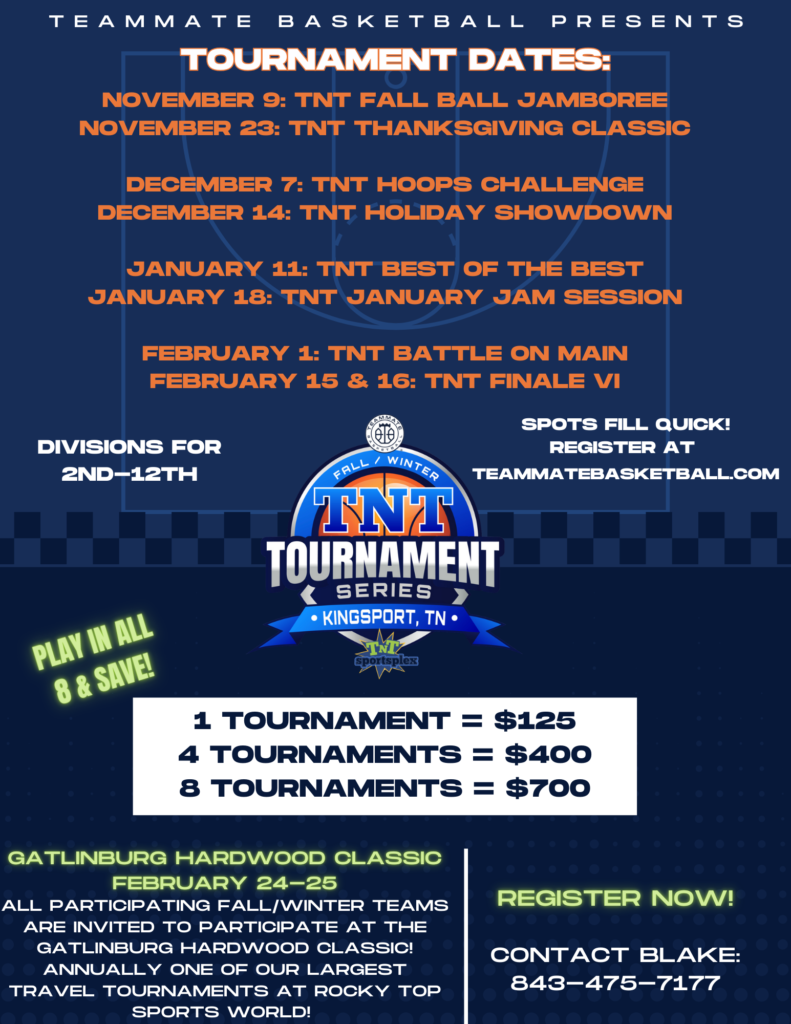 Basketball Tournaments - TNT Sportsplex